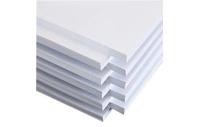 China 128gsm White Cardboard 10x10cm Corrugated White Paper 128um for Printing for sale
