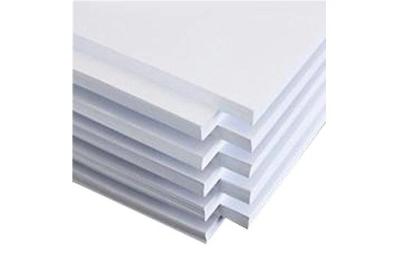 China 128gsm White Cardboard 10x10cm Corrugated White Paper 128um for Printing for sale