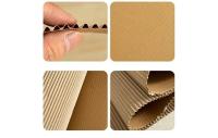 China 200gsm Brown Corrugated Cardboard Sheet Flat Cardboard Sheets ODM for sale