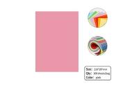 China Pink Colored Cardstock Paper 110gsm 150gsm Bulk Wholesale Recycled Craft Paper for sale