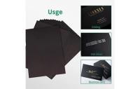 China 350GSM 400GSM Black Colored Paper Board for Oil Pastels Drawing Art Craft for sale