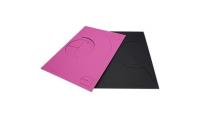 China 350GSM 400GSM Black Colored Paper Board for Oil Pastels Drawing Art Craft for sale