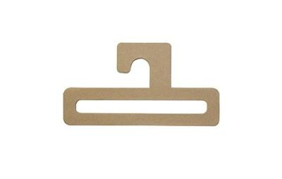 China Customized Velvet Fabric Paper Hangers ROHS Certified 40cm Non Slip Clothes Hanger for sale