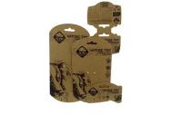 China Custom Pet Paper Tag 250gsm to 600gsm Durable Water Resistant Hot Stamping for sale