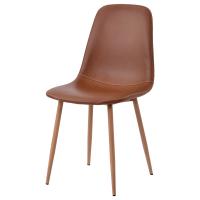 China Tomile PU Leather Dining Chair Set of 4 Red 300LB Capacity Easy Clean for sale