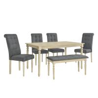 China Tomile Modern 6 Piece Dining Set / Kitchen Dinette Sets High End for sale