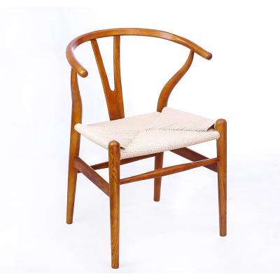 China Modern Chestnut Shell Hans Wegner Wishbone Dining Chair 32in Height for sale