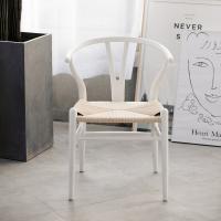 China White Beech Wood Wishbone Chair Fully Assembled 9.9 lb Dining Chair for sale
