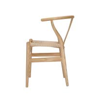China Natural Ash Wood Wishbone Chair 9.9 lb for Dining Room Living Room for sale