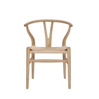 China Natural Ash Wood Wishbone Chair 9.9 lb for Dining Room Living Room for sale