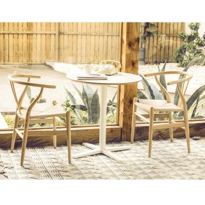 China Natural Ash Wood Wishbone Chair 9.9 lb for Dining Room Living Room for sale