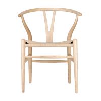 China Tomile Wishbone Chair Hans Wegner Y Chair 81cm Height Solid Ash Wood 4PC Set for sale