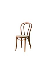 China Bentwood Bistro Chair 86cm Beech Wood Side Chair Natural Finish for Cafe Restaurant for sale