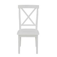 China White 5-Piece Dining Table Set for 4 Persons with Marble Style Top and Solid Wood Chairs for sale