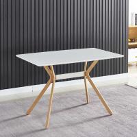 China Minimalist MDF Dining Table 47.25x29.53x29.92 inch Anti-Scratch Top 44.09 lbs for sale