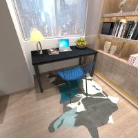 China 47 inch Rectangular Computer Desk 29.5 inch Height MDF Metal Home Office Table 39.24 lbs for sale