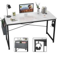 China Modern Simple Style 47 Inch Office Laptop Table with Storage Bag White 28.44 lbs for sale