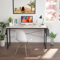 China Modern Simple Style 47 Inch Office Laptop Table with Storage Bag White 28.44 lbs for sale