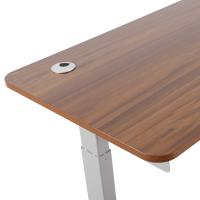 China Electric Height Adjustable Standing Desk 47.2 x 23.6 inch Brown 160 lbs Capacity for sale