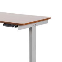 China Electric Height Adjustable Standing Desk 47.2 x 23.6 inch Brown 160 lbs Capacity for sale