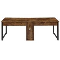 China MDF 2 Person Office Workstation Desk 68.35lbs Weight Capacity 300lbs for sale