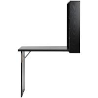 China Black 36lbs Melamine Board Tomile Home Office Computer Table  With Bookshelf for sale