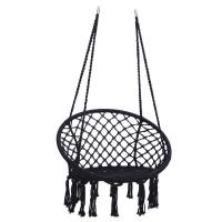 China Cotton Rope Hanging Hammock Swing Chair 330Lbs Capacity Indoor Outdoor for sale