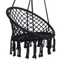 China Cotton Rope Hanging Hammock Swing Chair 330Lbs Capacity Indoor Outdoor for sale
