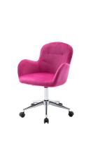 China Tomile Red Velvet Shell Back Chair 8.6KGS Living Room Computer Office Chair for sale