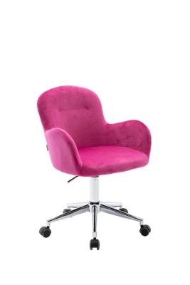 China Tomile Red Velvet Shell Back Chair 8.6KGS Living Room Computer Office Chair for sale