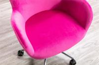 China Tomile Red Velvet Shell Back Chair 8.6KGS Living Room Computer Office Chair for sale