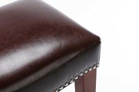 China no back 66.5cm height kitchen Dining Chair Sets  2pcs Modern Leather Bar Stools for sale