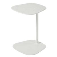China Tomile White C-Shaped End Table 21.62 inch Height 55 lb Capacity Laptop Side Table for Living Room for sale