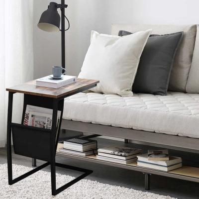 China Industrial Mobile End Table 13.45lbs with Side Pocket for Living Room for sale