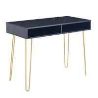 China 31.5in Height Marble MDF Top Console End Table 40x21.65in Thin Long Side Table for sale