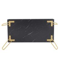 China 31.5in Height Marble MDF Top Console End Table 40x21.65in Thin Long Side Table for sale