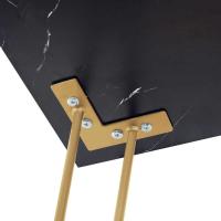 China 31.5in Height Marble MDF Top Console End Table 40x21.65in Thin Long Side Table for sale