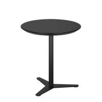 China Tomile 21.65 Inch Round ABS Top Coffee Side Table for Living Room Black for sale