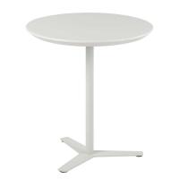 China 26.59 inch Height Tomile Coffee Bedside Table White Round Bistro Table for sale