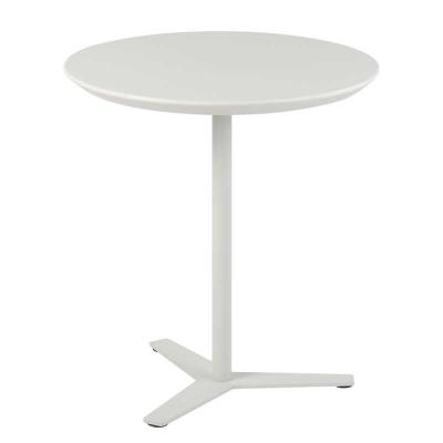 China 26.59 inch Height Tomile Coffee Bedside Table White Round Bistro Table for sale