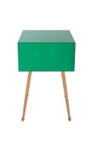 China Green Mirror 15.75inch height Coffee Bedside Table Nightstand for sale