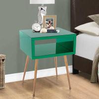 China Green Mirror 15.75inch height Coffee Bedside Table Nightstand for sale