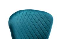 China Teal Velvet Ergonomic Computer Task Chair 250lb Capacity Height Adjustable Home Office Executive Desk Chair for sale