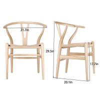 China 29.5 In Height Ash Wishbone Chair for sale