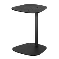 China Tomile Black C-Shaped Laptop Side Table 55 lb Capacity 21.65 Inch Height for sale