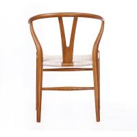 China Ash Wood Chestnut Shell Hans Wegner Wishbone Chair 32in Height Comfortable Dining Chair for sale