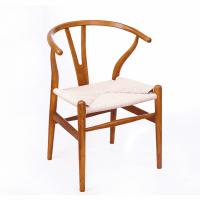 China Ash Wood Chestnut Shell Hans Wegner Wishbone Chair 32in Height Comfortable Dining Chair for sale