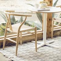 China Ash Wood Wishbone Chair 32in Height 9.9lb Solid Wood Dining Chair by Hans Wegner for sale