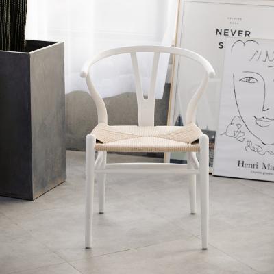 China Fully Assembled Beech Wood Wishbone Chair Hans Wegner Style 55x58x78 cm for sale