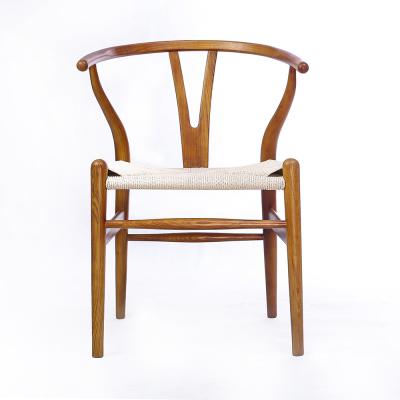 China 32in High Chestnut Shell Solid Wood Hans Wegner Wishbone Chair for sale